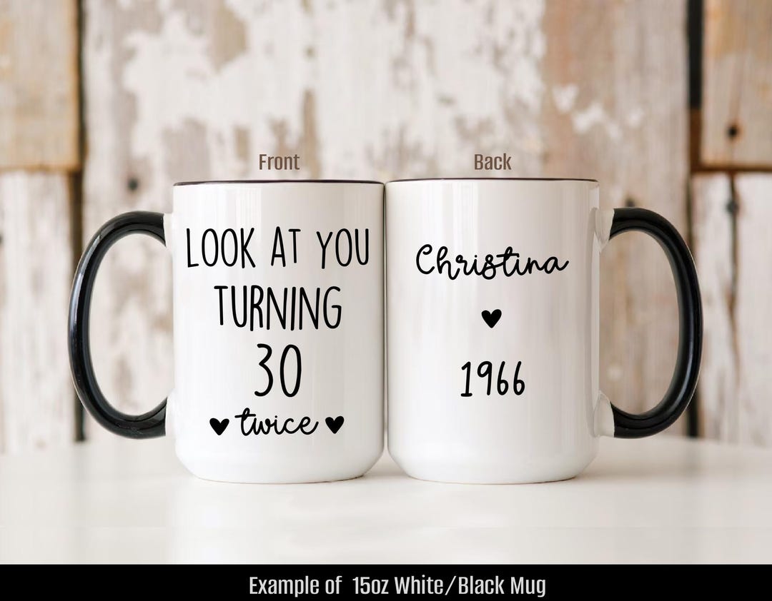 60th Birthday Gift for Women, 60 Birthday Mug, Personalized Gifts Funny ...