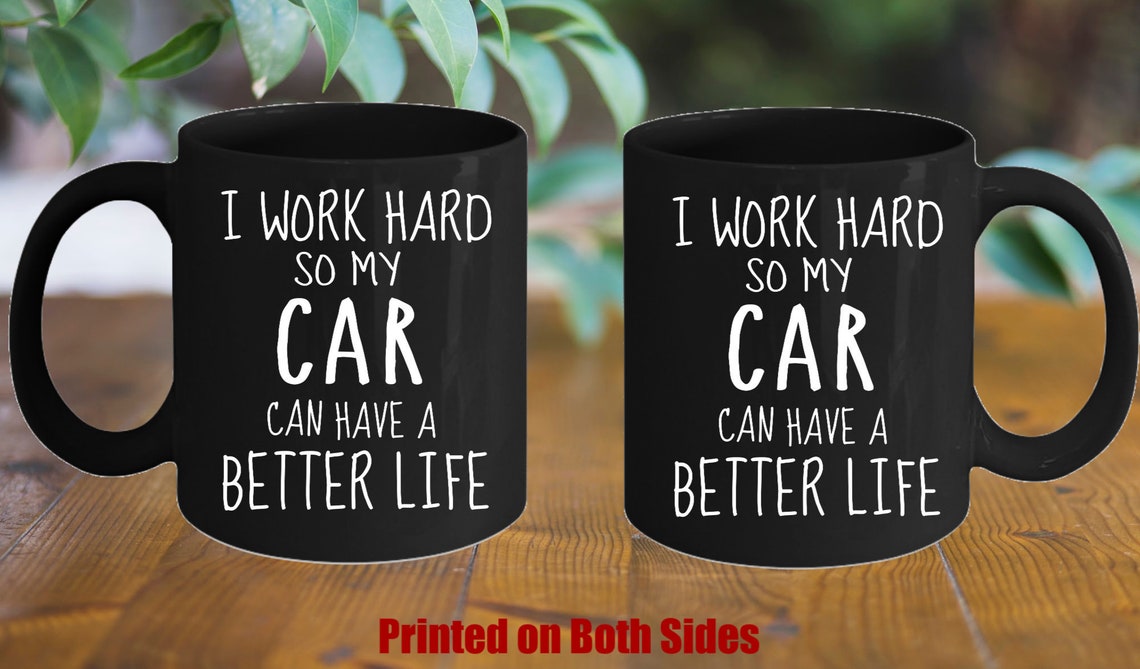 Funny Car Mug Car Guy Gift for Him Mechanic Car Enthusiast - Etsy