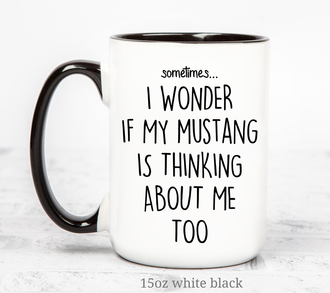 Mustang Gift, Mustang Mug Funny Sports Car Lover Gifts for Dad ...