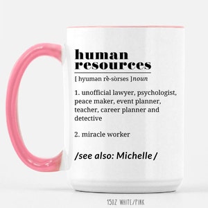 Human Resources Gift, HR Gifts, Human Resource Manager Mug, Coworker ...