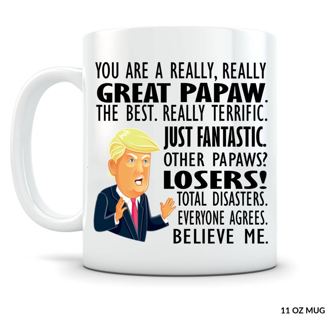 PAPAW Mug Papaw Gift for Father's Day, Funny Papa Birthday Coffee Cup ...