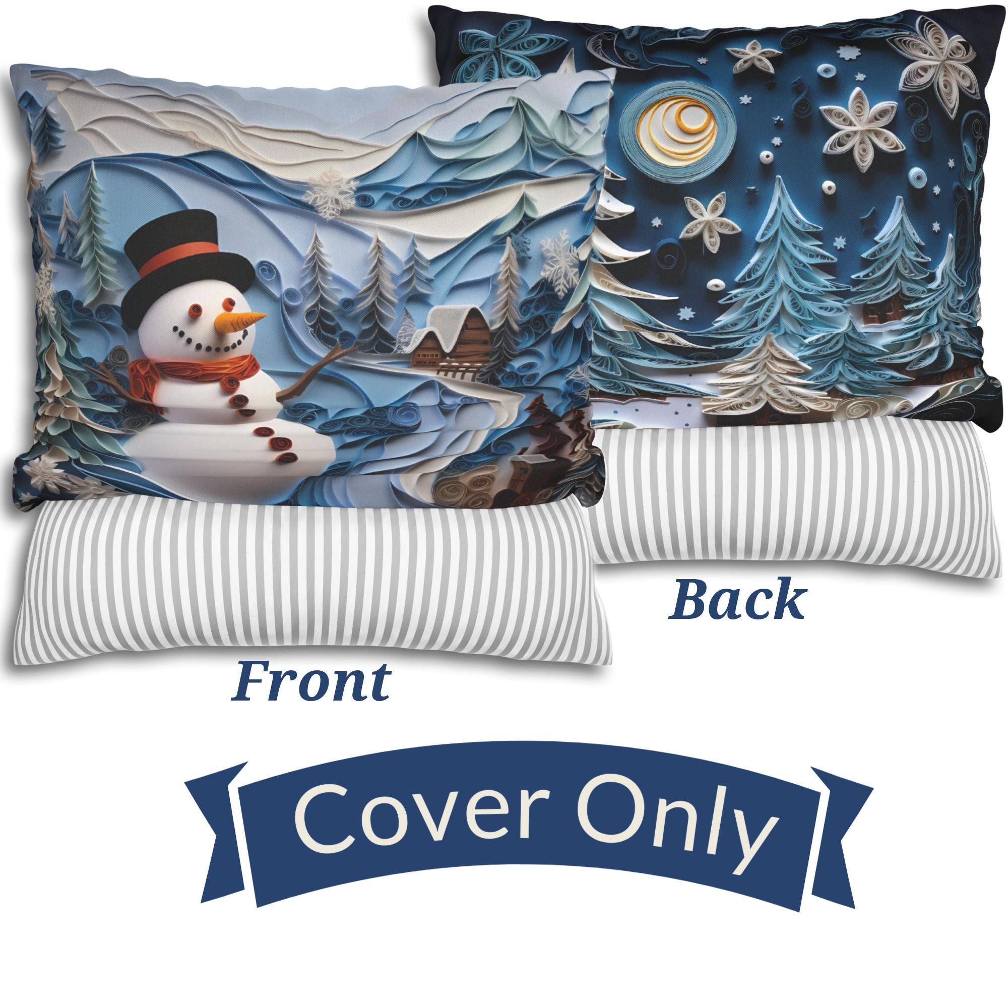 Snowman Pillow, Christmas Throw Pillows, Festive Christmas Decor ...