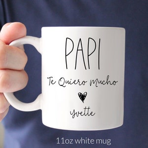 Personalized Papi Mug, Spanish Father's Day Gift, Dia Del Padre Cup - Etsy