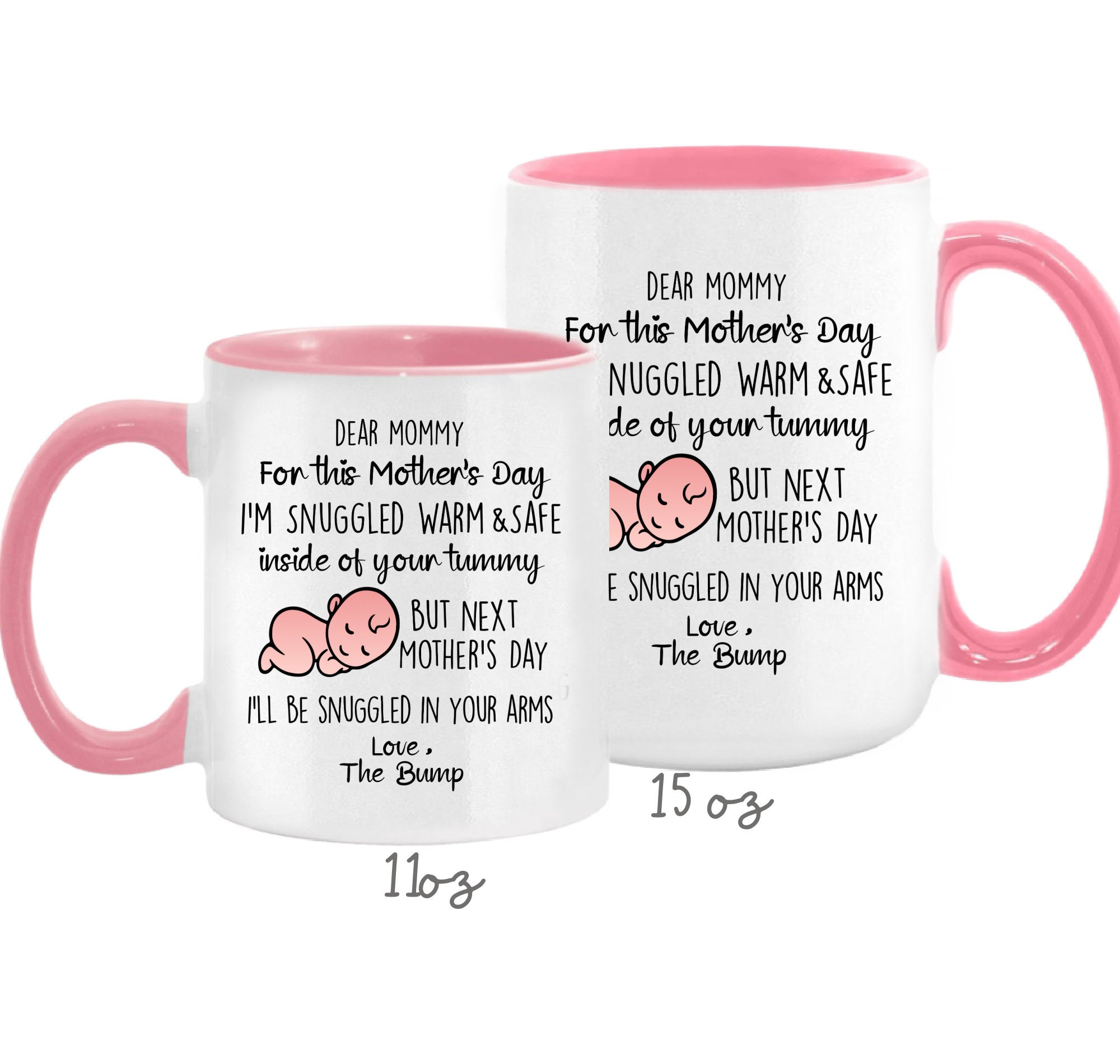 Pregnancy Mug for Mom to Be: First Mother's Day Gift - Etsy