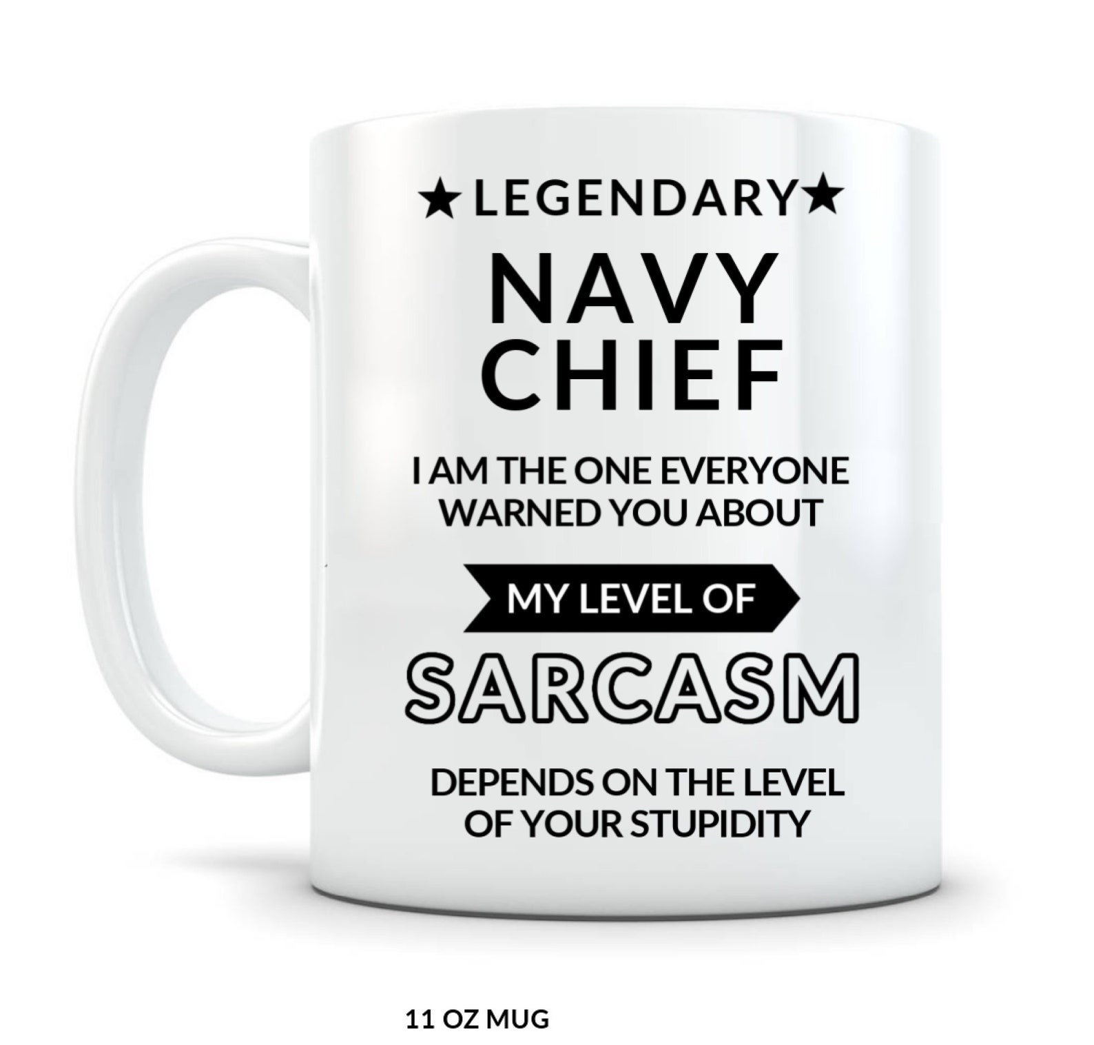 Navy Chief Gift Mug Funny Navy Coffee Cup With Sarcastic - Etsy