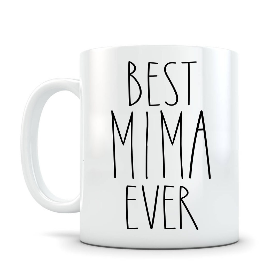 Gift for Mima Mothers Day Mima Mug Rae Dunn Style Coffee Cup ...