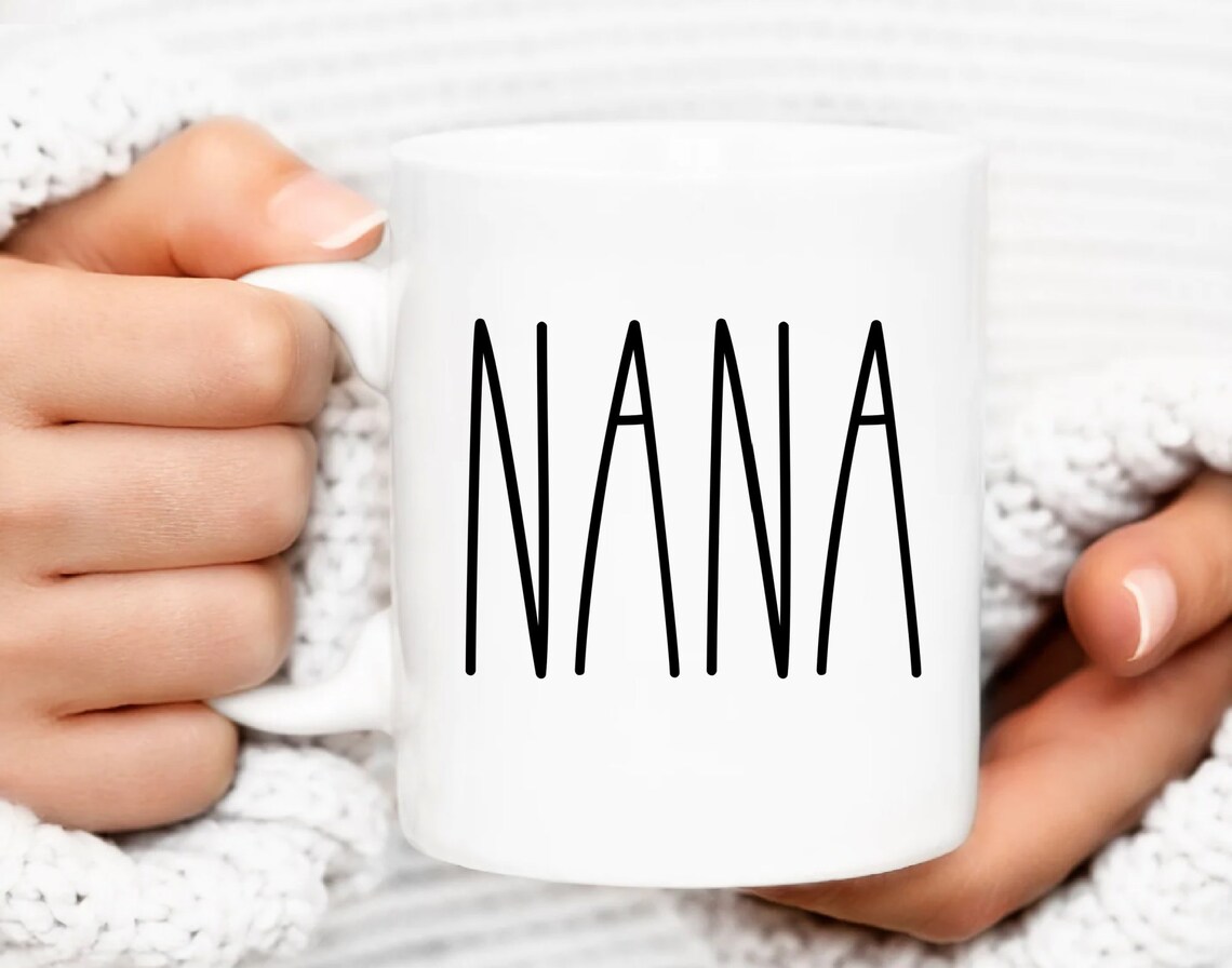 Nana Mug Rae Dunn Inspired Gift for Nana Best Nana Ever - Etsy