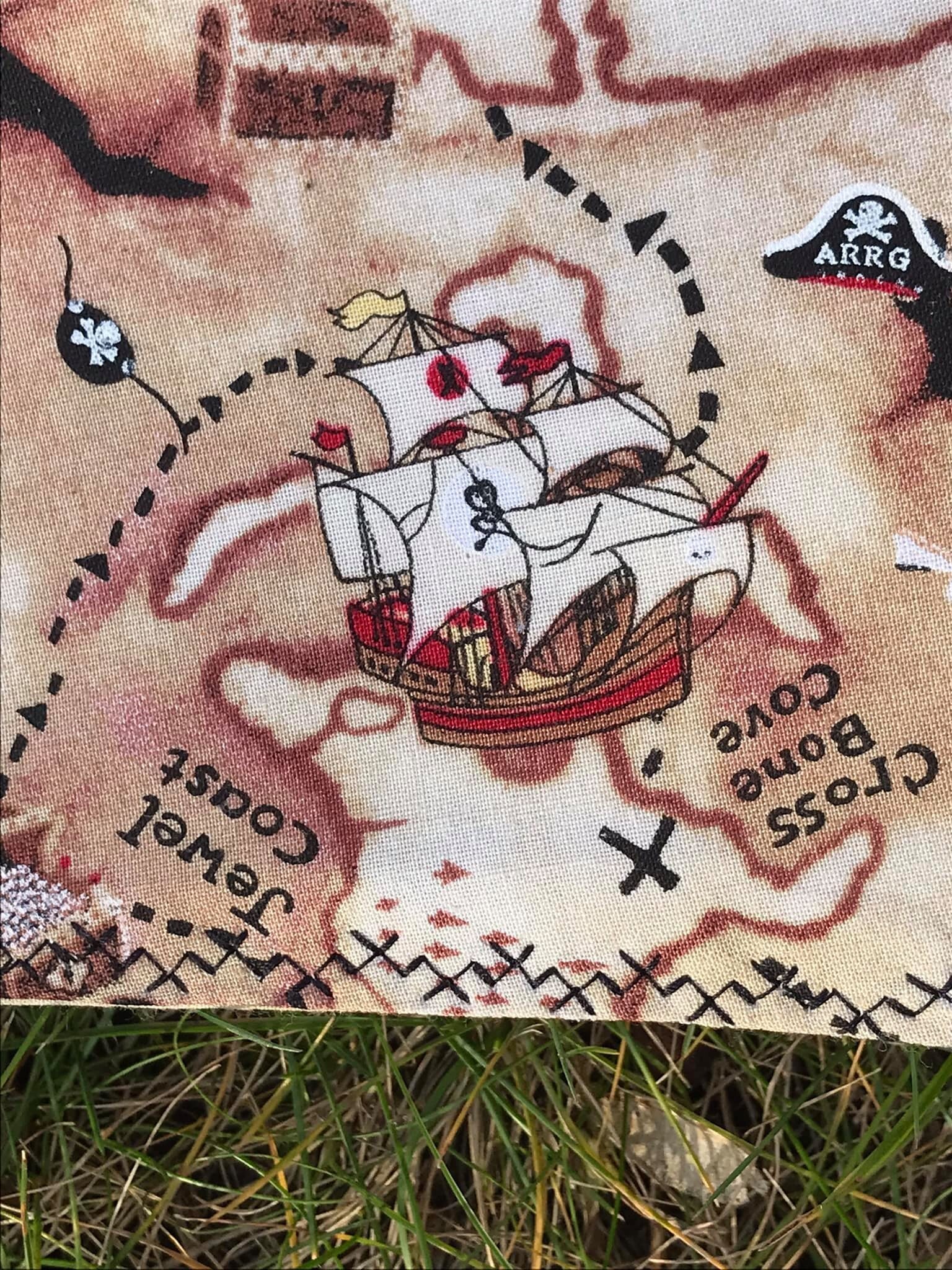 Pirate Map - Reuseable Pirate Map - Pirate Adventure Map - Play ...
