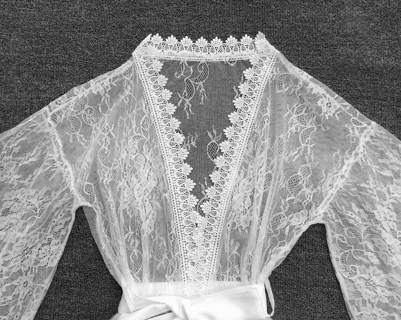 Wizard Sleeve Robeelf Sleeves Lace Robewhite Bride | Etsy
