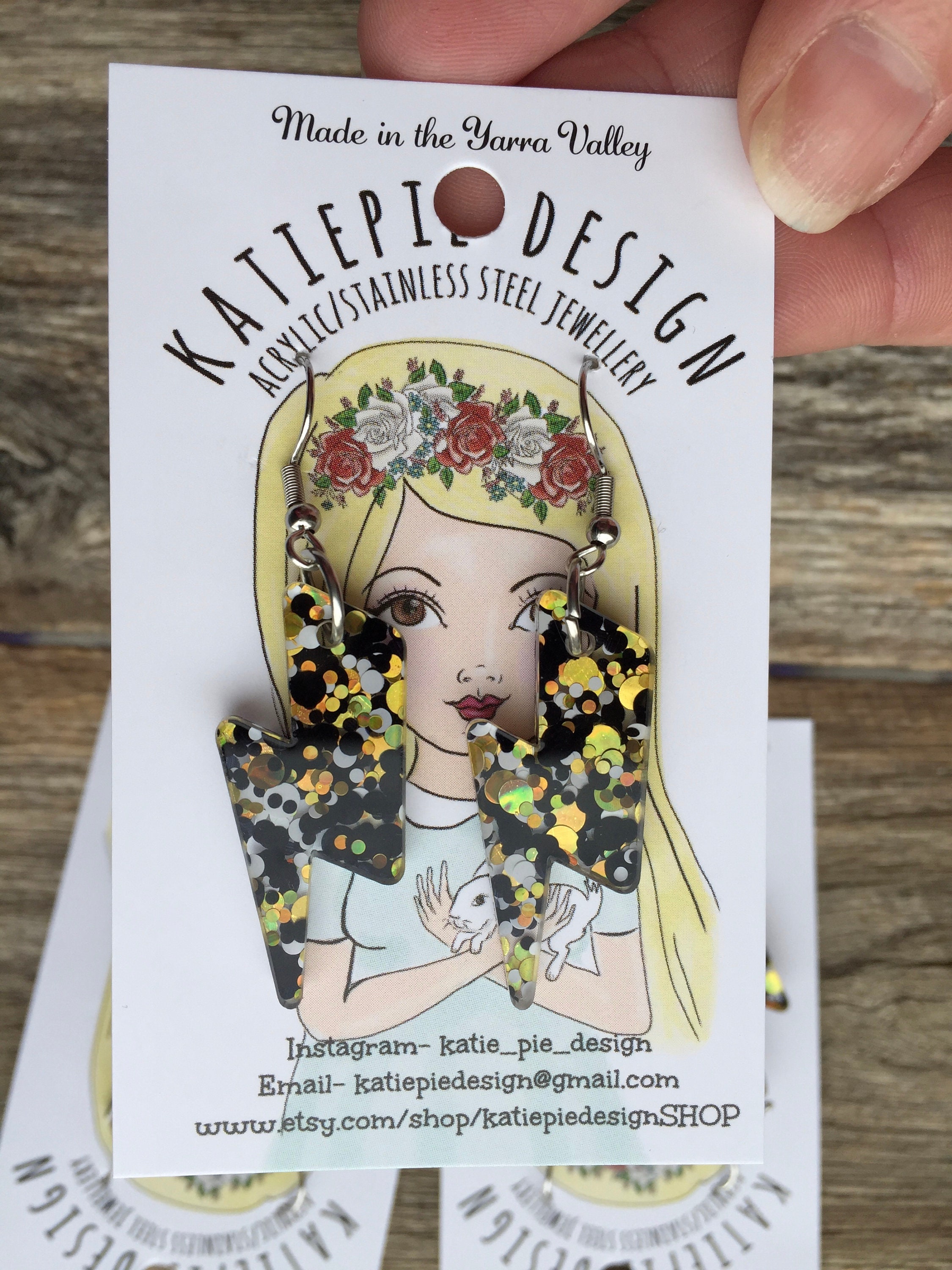 Thora Goddess of Thunder Mini Dangle Earrings - Etsy