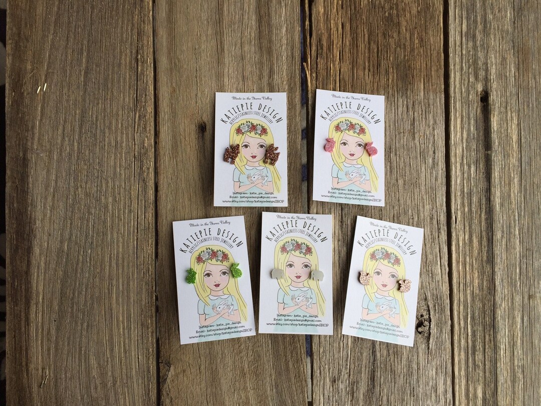 Boucles doreilles en acrylique animal assorties mignonnes - Etsy France