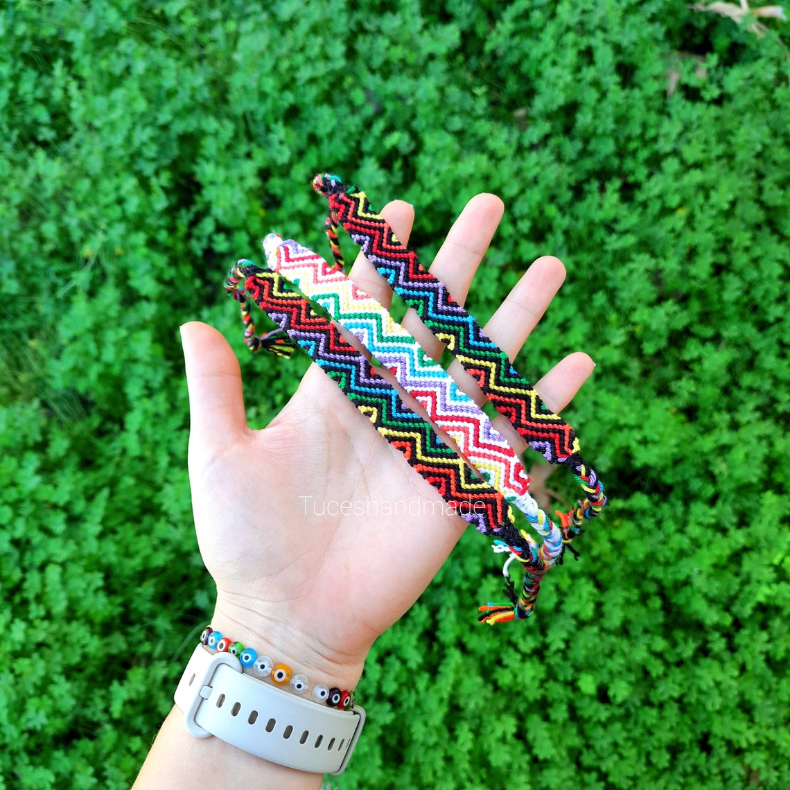 Zigzag Bracelet, Zig-zag Friendship Bracelet, Zigzag Bracelet Woven ...