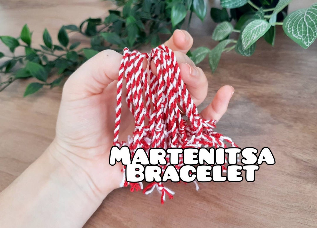 Bracelet Martenitsa, Tradition bulgare, Journée Baba Marta, Bracelet ...