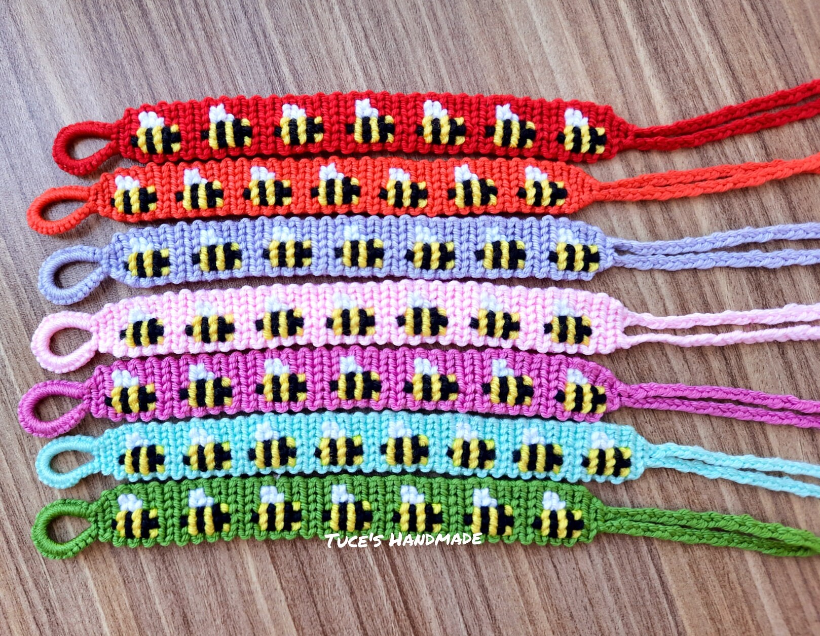 Bee Bracelet Bee Bracelet Woven Friendship Bracelet Bee - Etsy