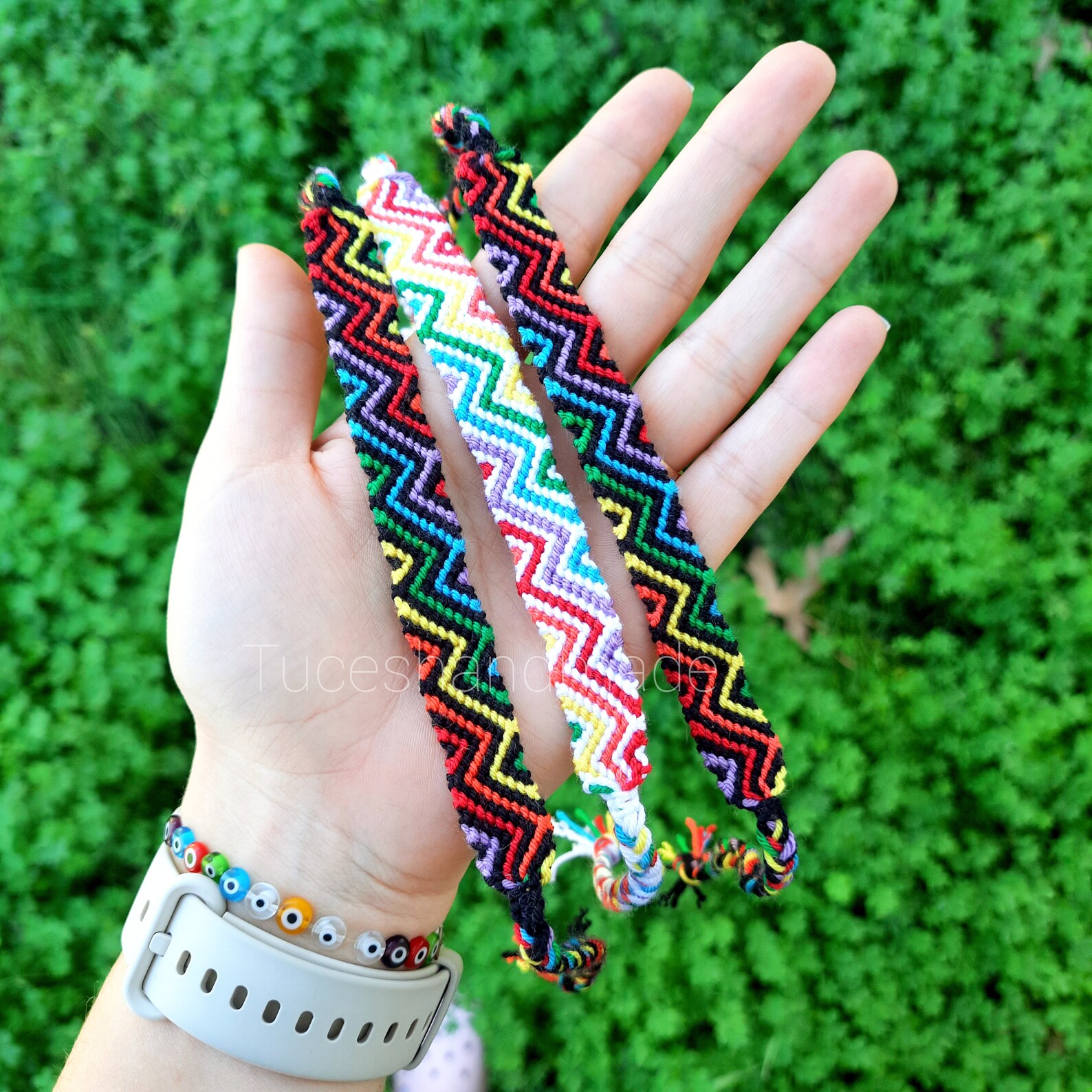 Zigzag Bracelet, Zig-zag Friendship Bracelet, Zigzag Bracelet Woven ...