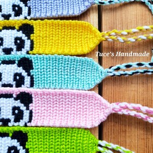 Panda Bracelets, Panda Bracelet Woven, Panda, Handmade Panda Bracelet ...