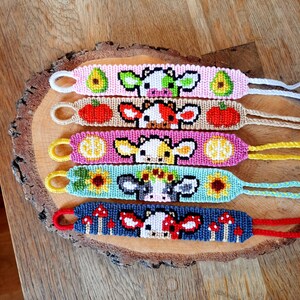 Cow Bracelet, Cow Handmade Friendship Bracelets, Friendship Bracelet ...