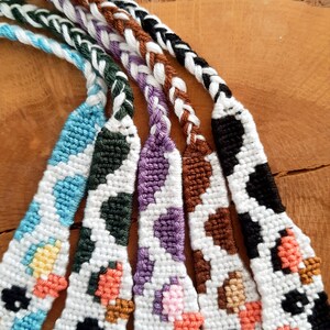 Cow Bracelet, Cow Woven Friendship Bracelet, Cow Handmade Knotted ...