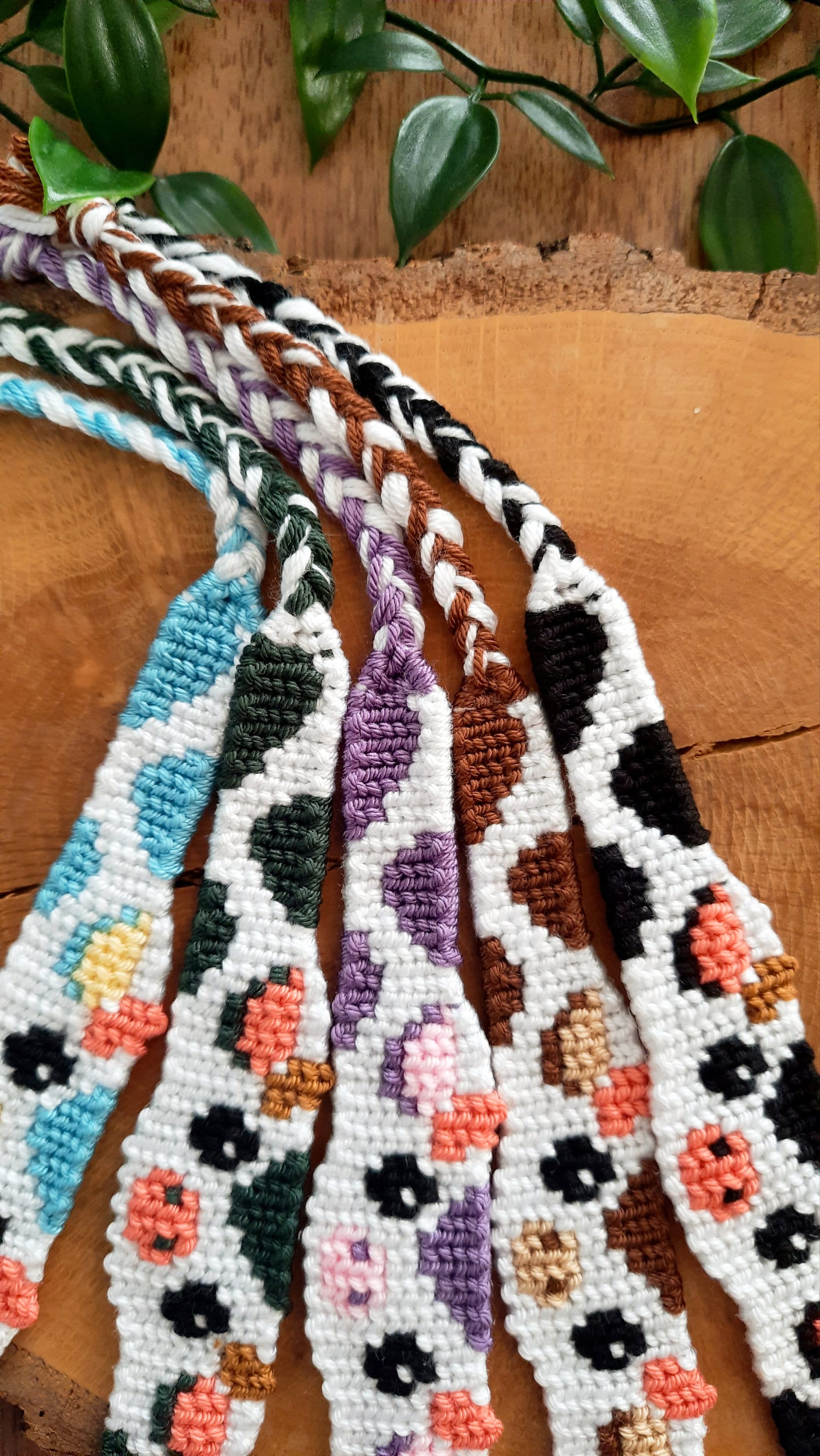 Cow Bracelet, Cow Woven Friendship Bracelet, Cow Handmade Knotted ...
