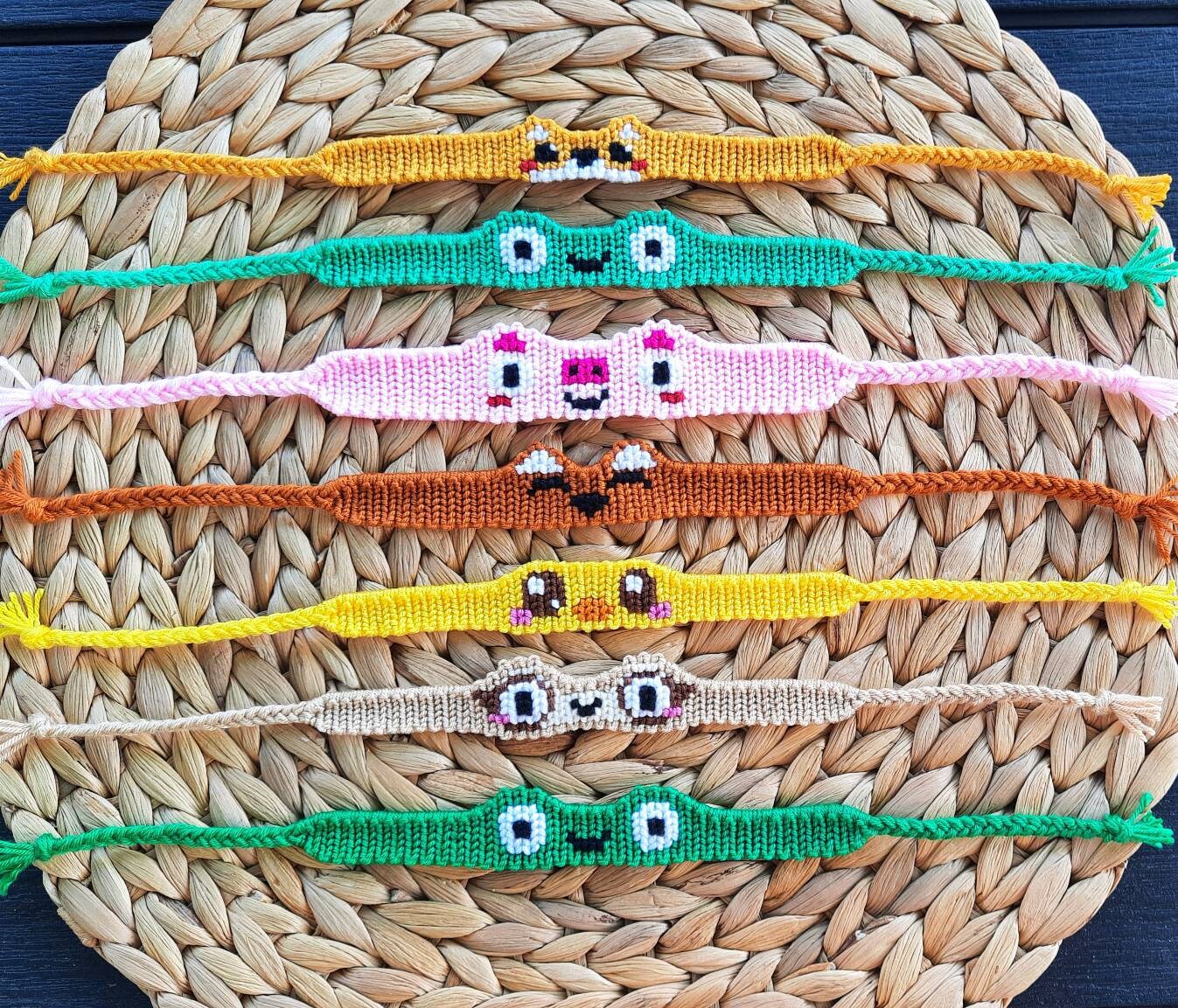 Chick Bracelet Pig Bracelet Fox Bracelet Cat Bracelet Frog - Etsy