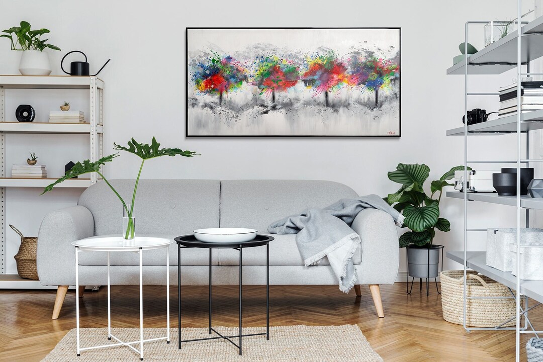 Paintings With Frames Acrylic Paintings Hand-painted - Etsy