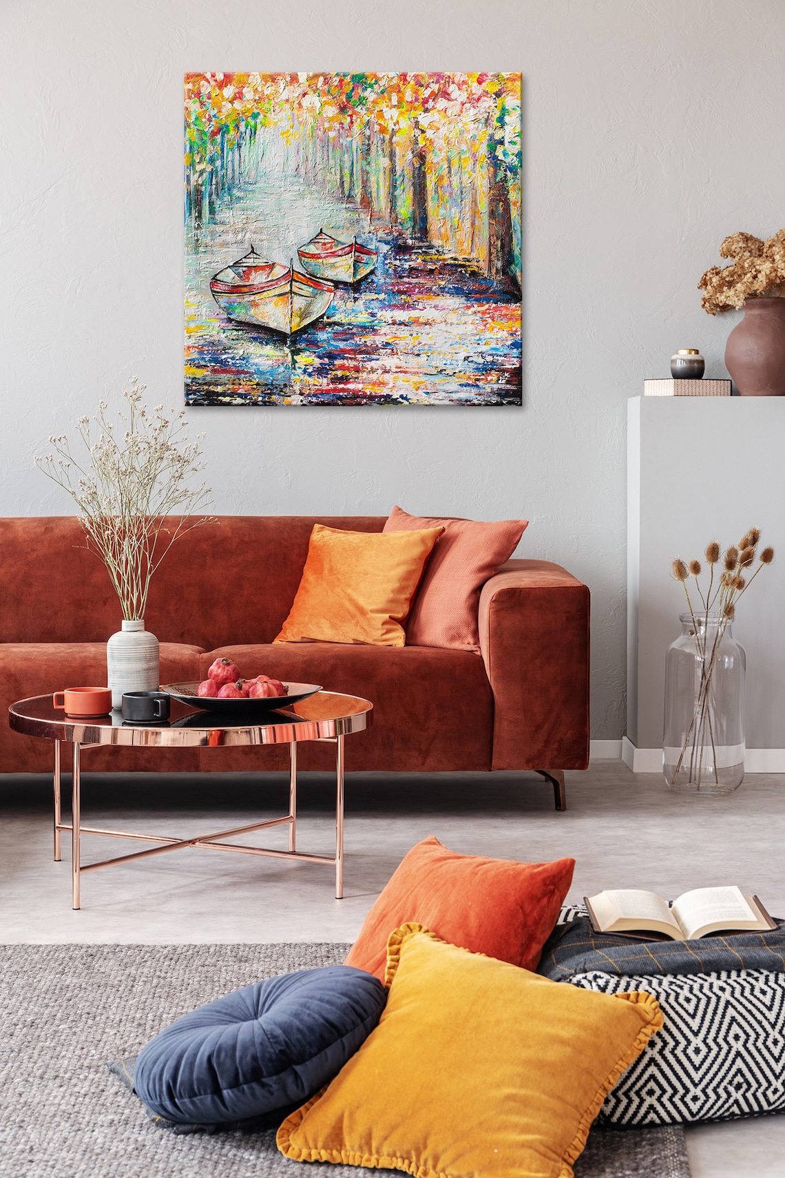 Acrylic Painting on Canvas Acrylic Artwork on Canvas Art | Etsy