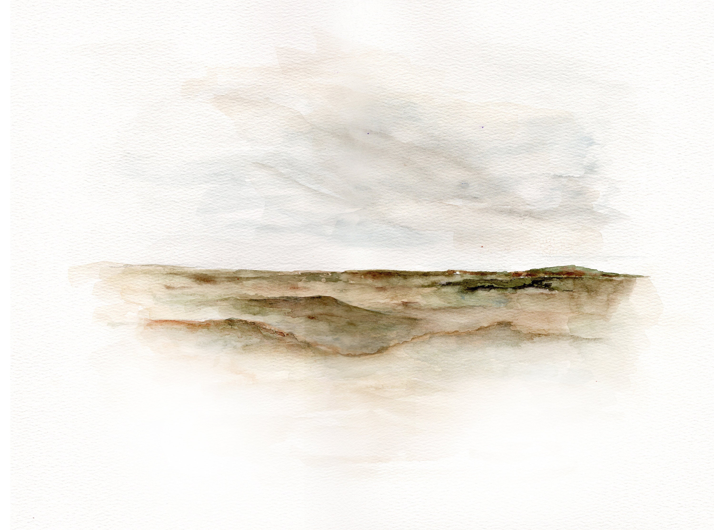 Landscape Painting Neutral Colors Wall Art Abstract - Etsy