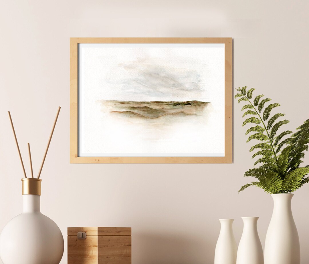 Landscape Painting - Neutral Colors - Wall Art - Abstract Landscape ...