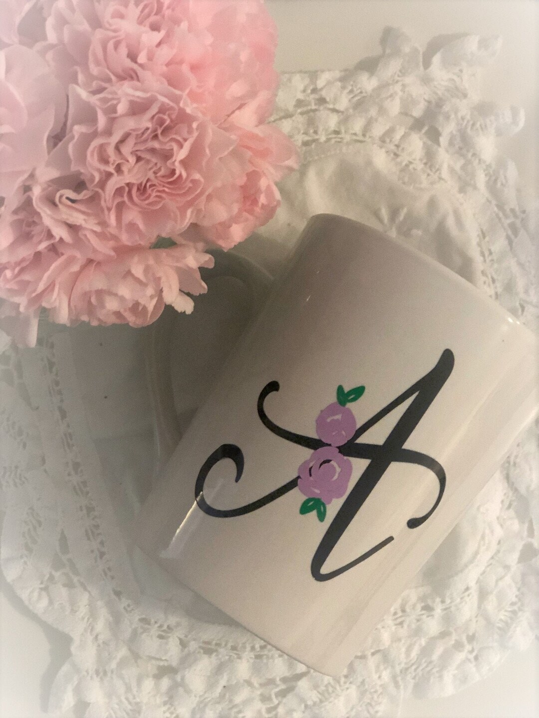 Initial Mug, Personalized Mug, Monogram Mug - Etsy