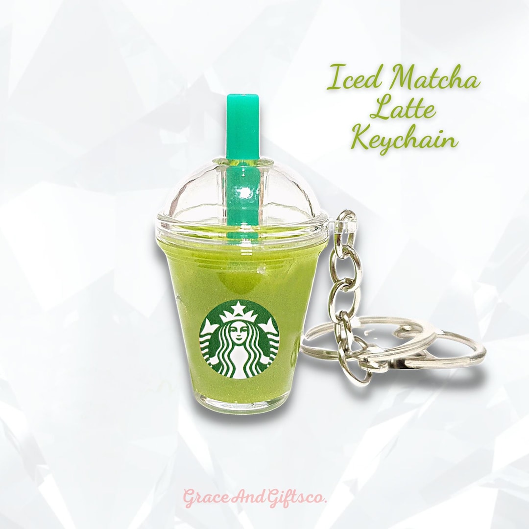 Starbucks Iced Matcha Latte Keychain Starbucks Key Ring Gift - Etsy