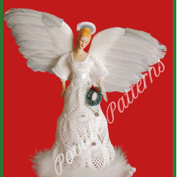 Crochet Angel Tree Topper Pattern - Etsy
