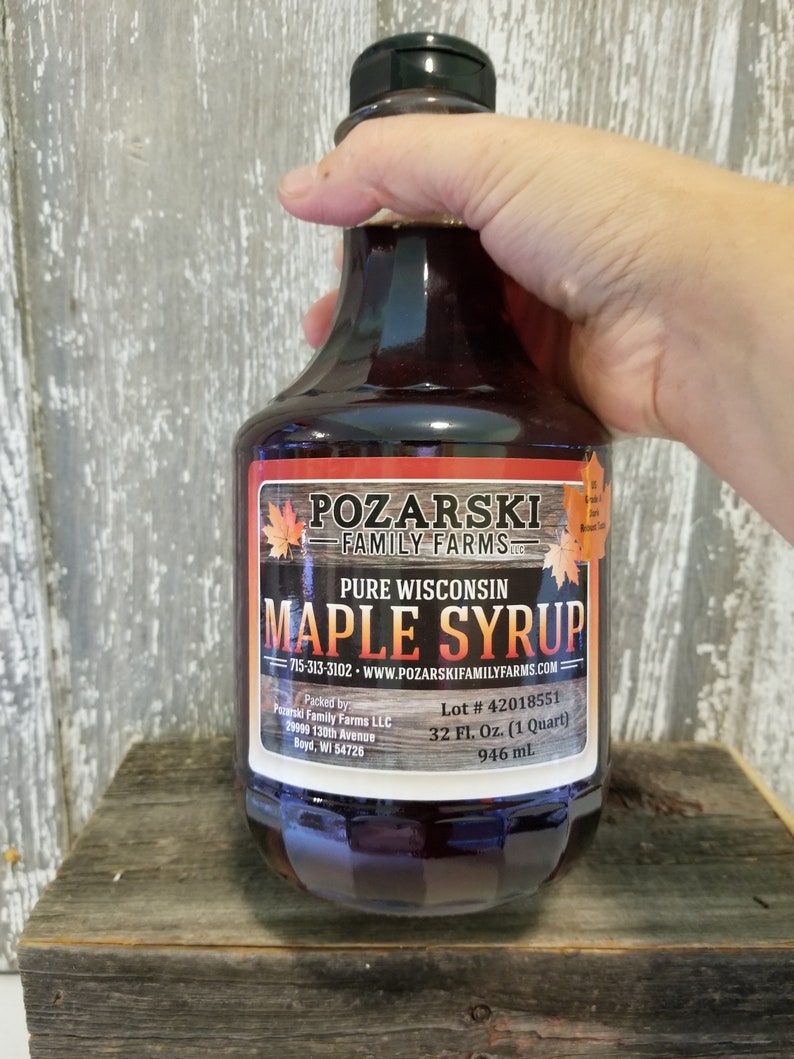 2025 Pure Wisconsin Maple Syrup Quart - Etsy