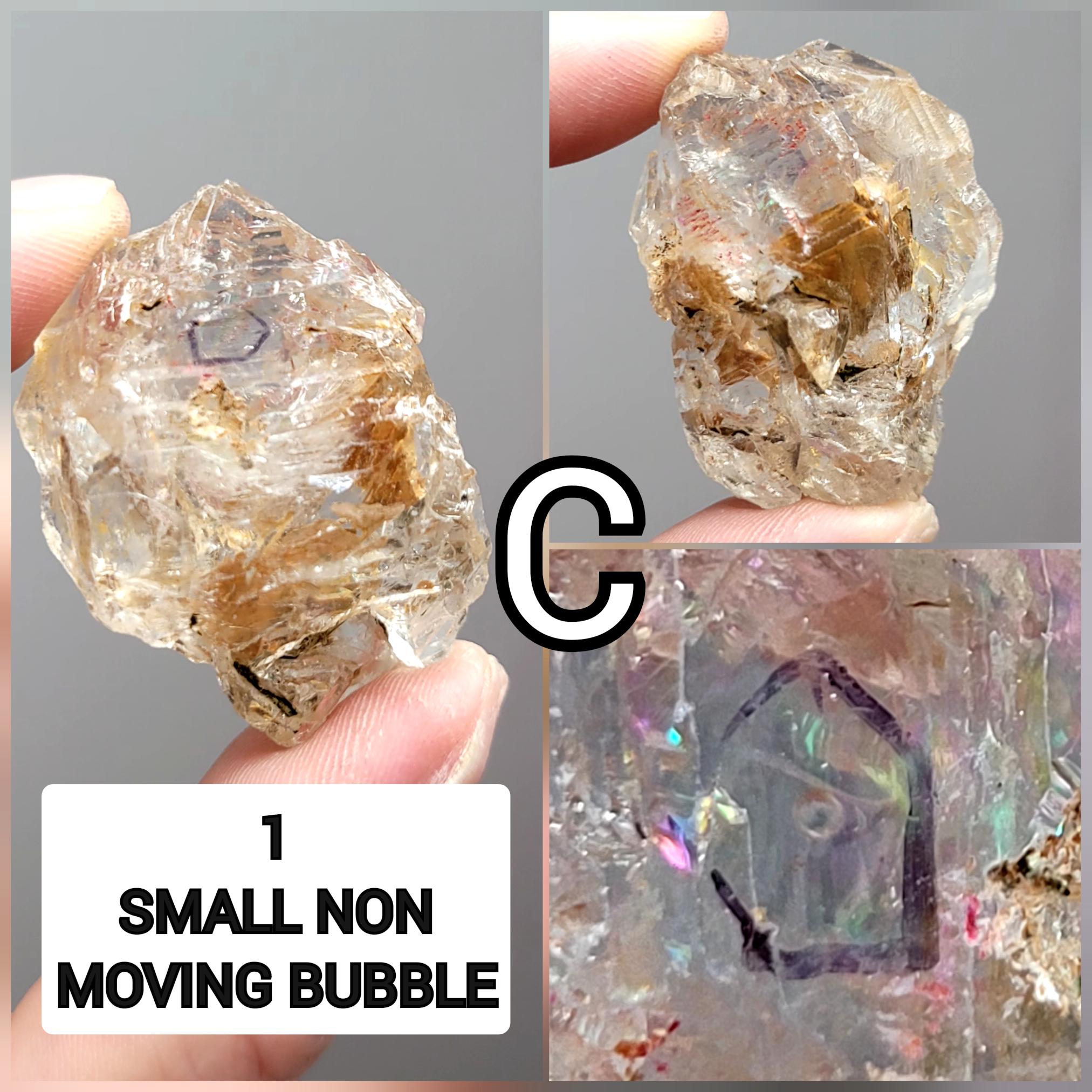 Enhydro Skeletal Quartz, Window Quartz From Pakistan, Water Bubble in ...