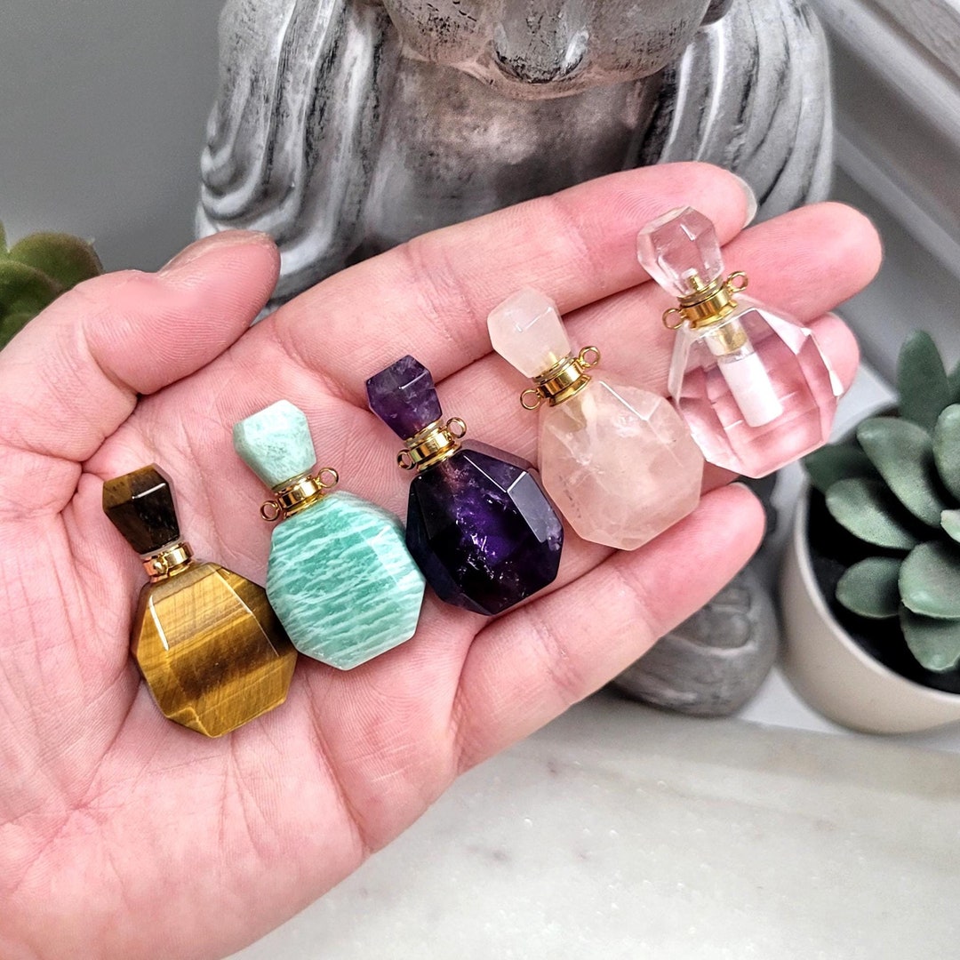 Mini Crystal Perfume Bottle, Perfume Accessory, Dainty Crystal ...