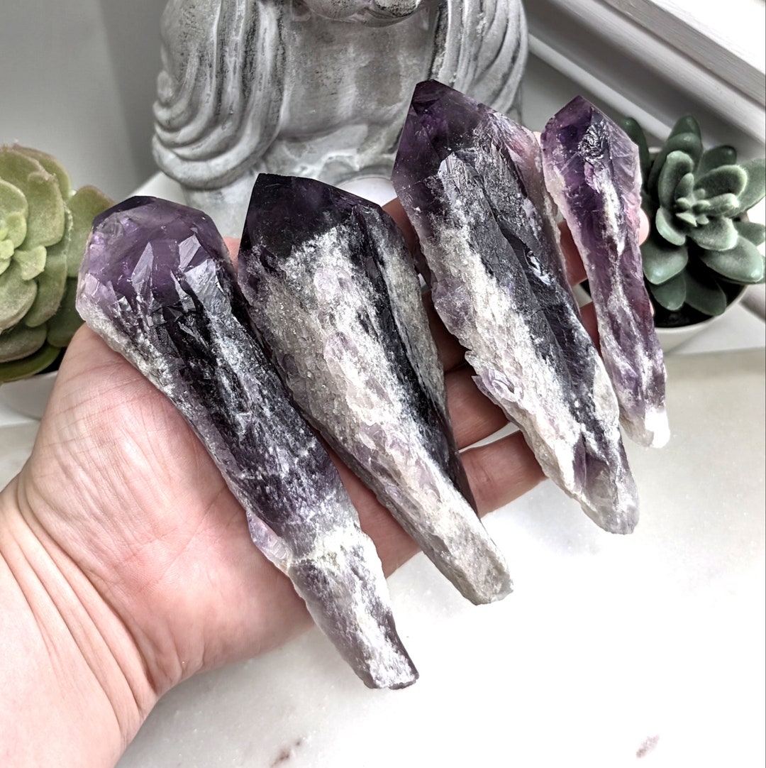 RAW Amethyst Root, Purple Amethyst Wand, Amethyst From Brazil, Crystal ...