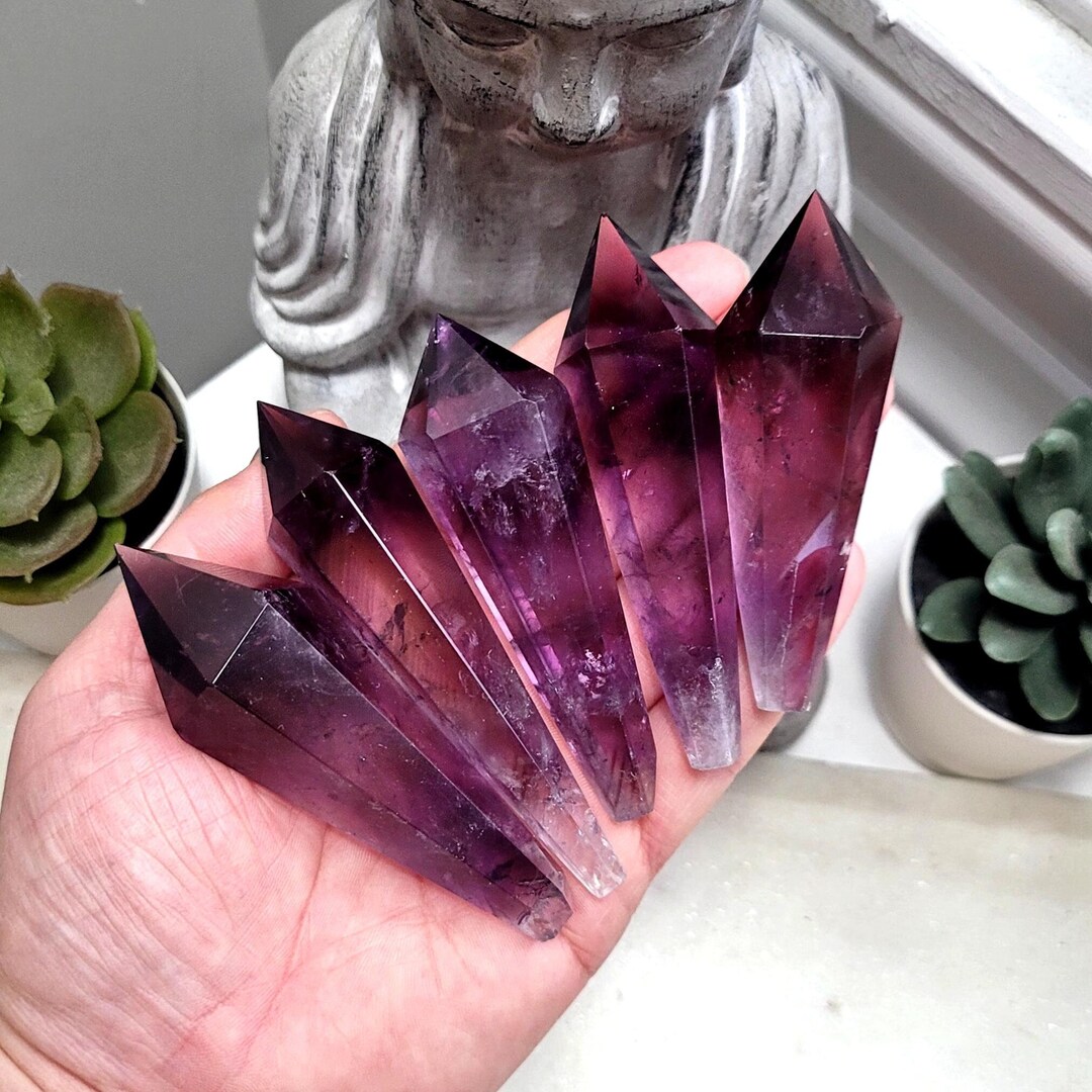Dark Amethyst Wands, High-quality Amethyst Towers, Natural Healing ...