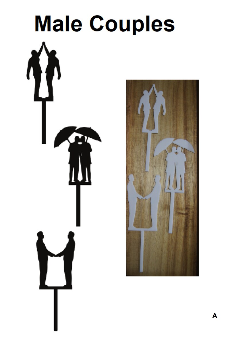 Male Couple Digitial Files, Lgbtq, Male Lovers, SVG and DXF, Laser and ...