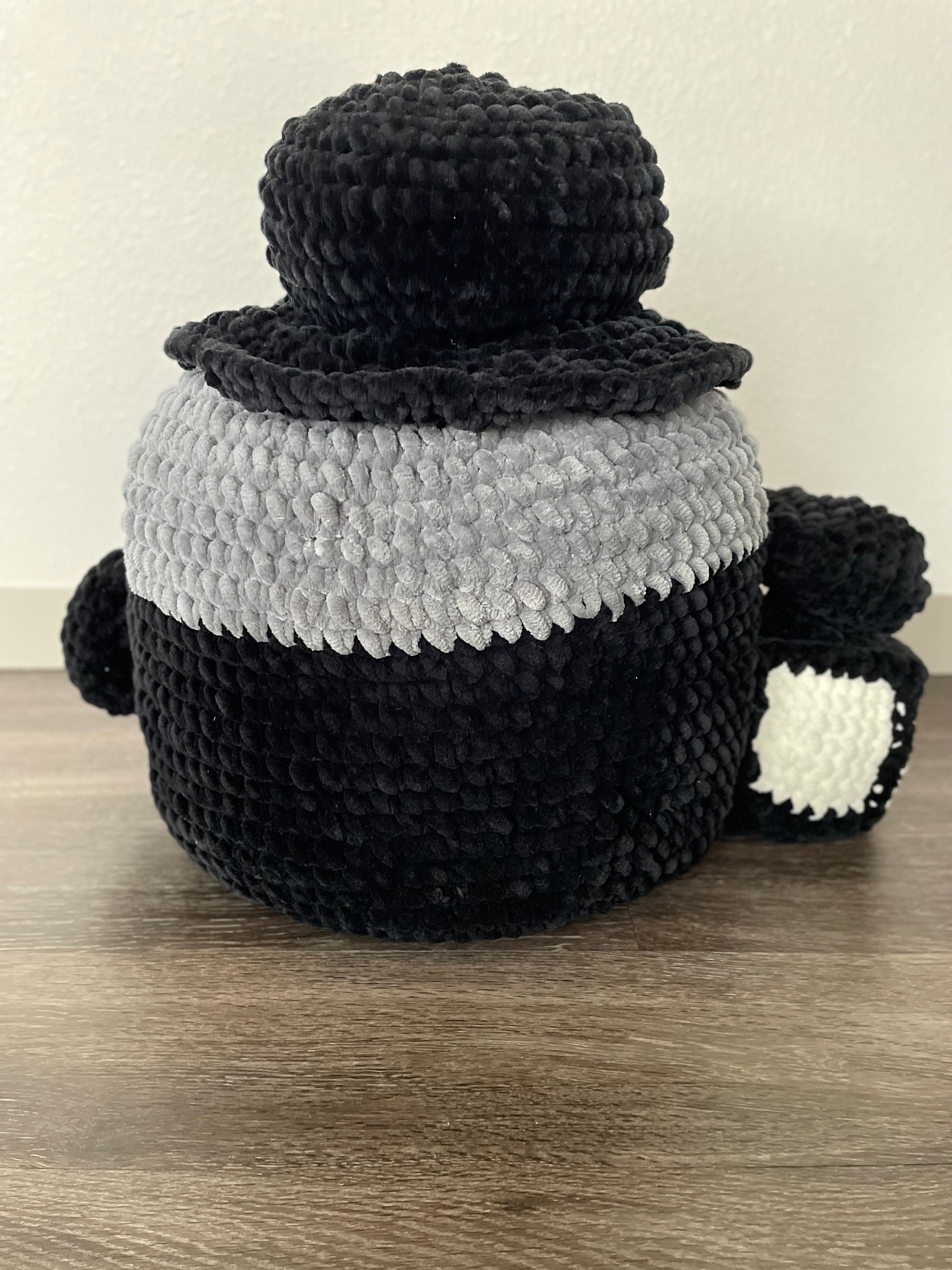 Huge Crochet Plague Doctor Plushie - Etsy