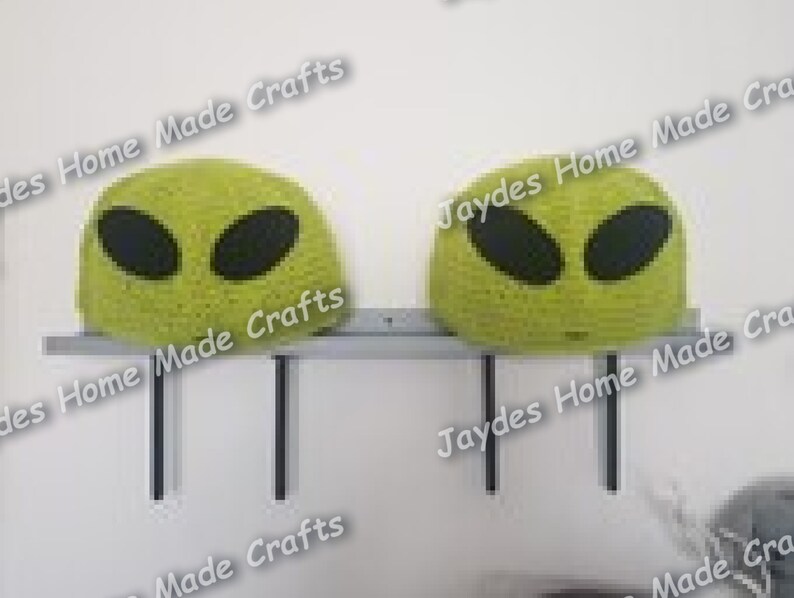 Crochet Alien Headrest Covers PATTERN ONLY - Etsy