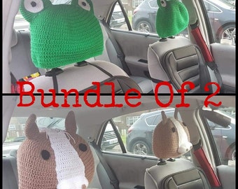 Car Headrest Pattern | Etsy