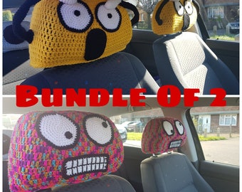 Car Headrest Pattern | Etsy