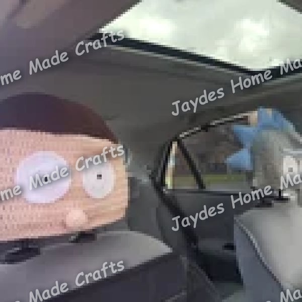 Crochet Car Headrest Cover Pattern - Etsy
