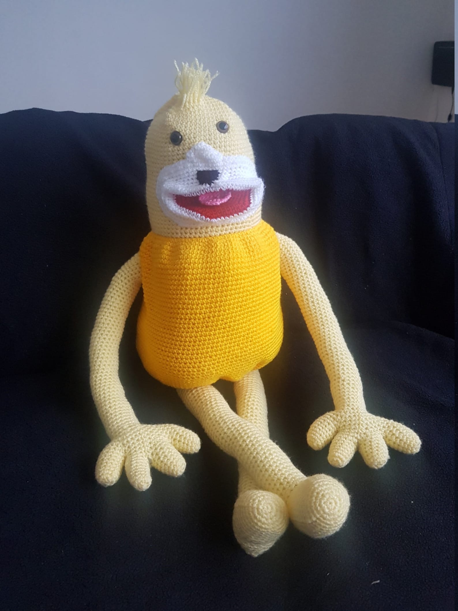 Flat Eric Crochet Stuffed Toy - Etsy