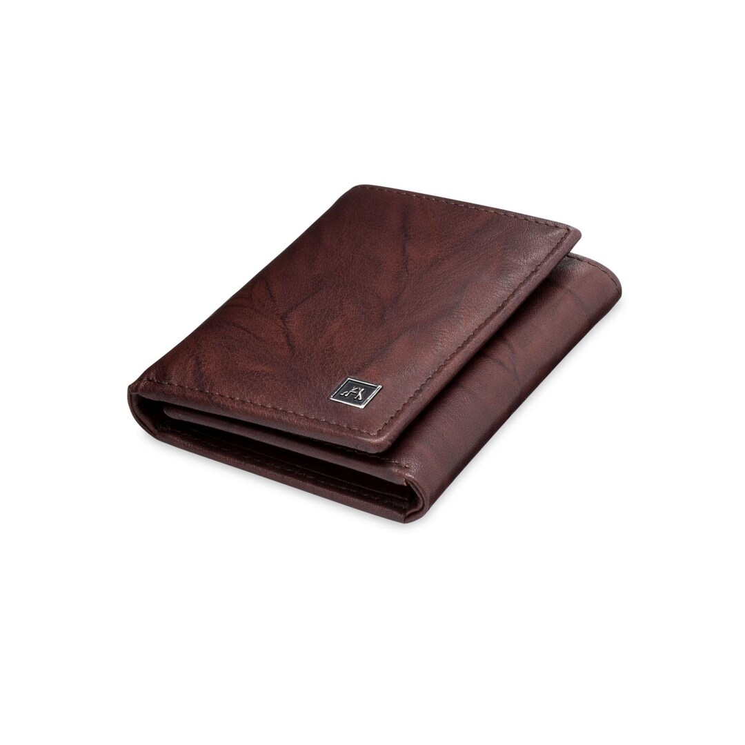 Threefold Wallet - Buffalo Calf Crunch Leather - Etsy