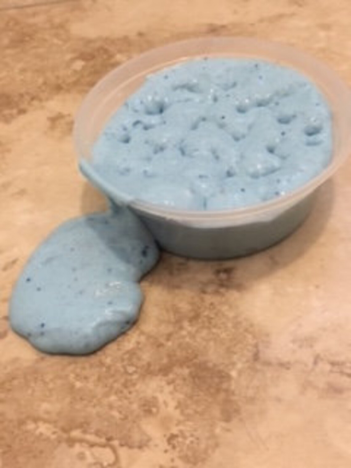 Blueberry Pop Sparkly Blue Slime - Etsy España