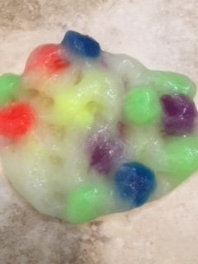 Fluff Ball Slime Clear Based Fluff Ball Slime | Etsy