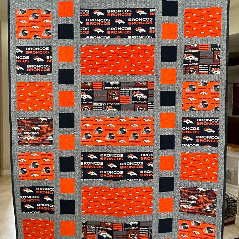 Denver Broncos Bedding - Etsy