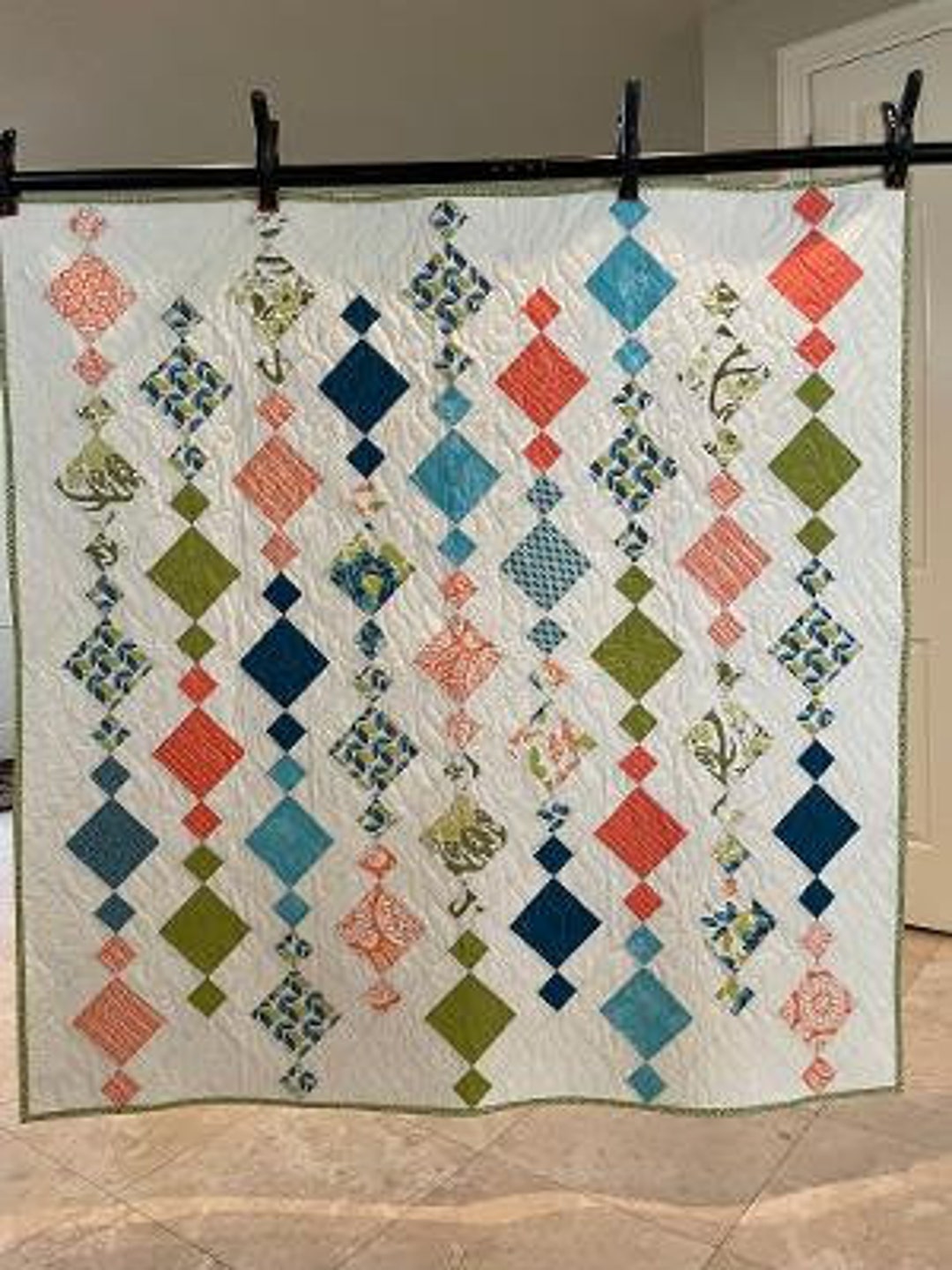 Chandelier Quilt #1 With Halycon Quilting - Etsy