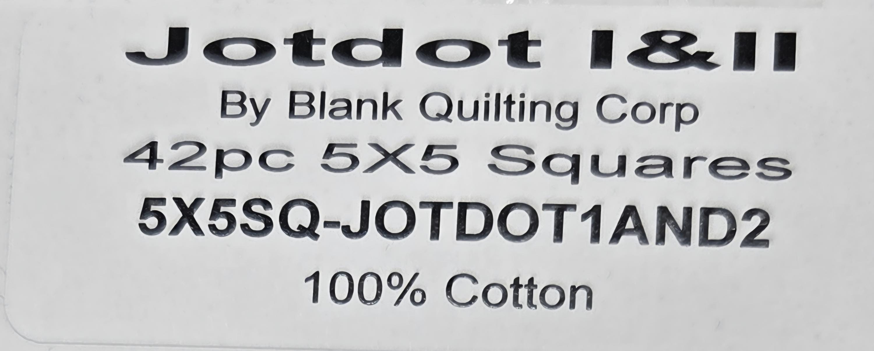 Jotdot 1 and 2, Charm Pack, Blank Quilting, Cotton Fabric - Etsy