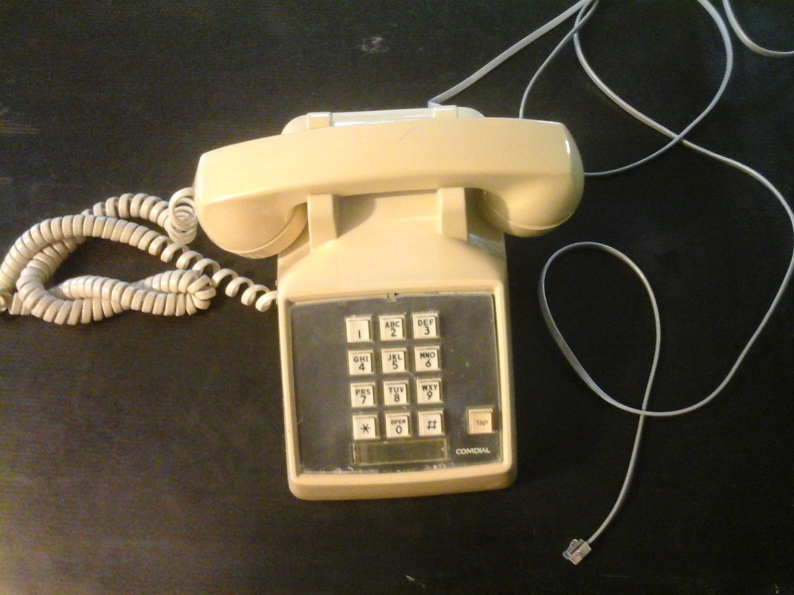 Vintage Comdial Push Button Phone - Etsy